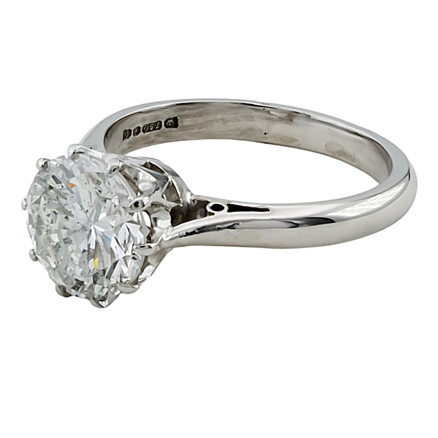 Second hand 18ct White Gold Diamond 1.50cts Solitaire Ring size L