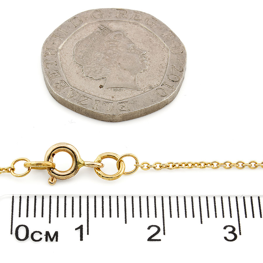 9ct Gold 22 inch Trace Chain