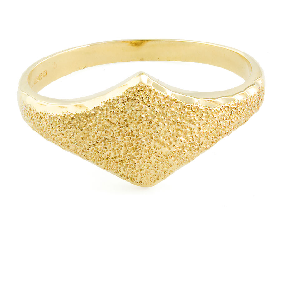 Second Hand 9ct Gold 1.7g Unusual Ring Size N