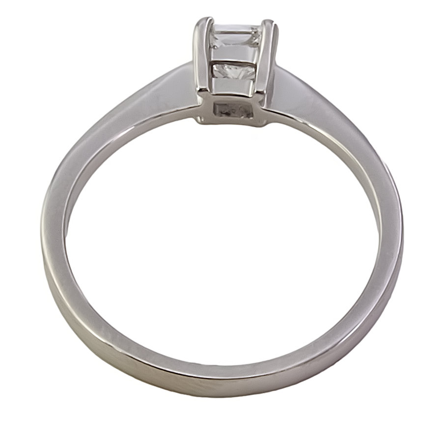 Second Hand Platinum Diamond 0.33cts Solitaire Ring Size M