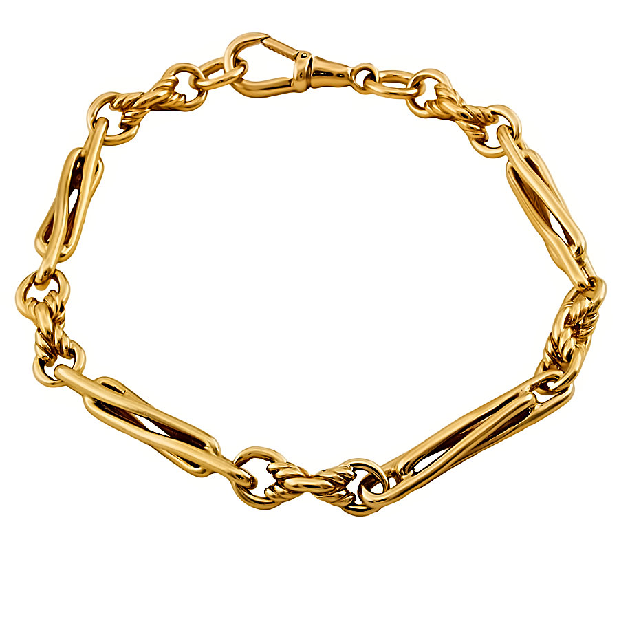 9ct Gold 17.1g 8 inch Bracelet