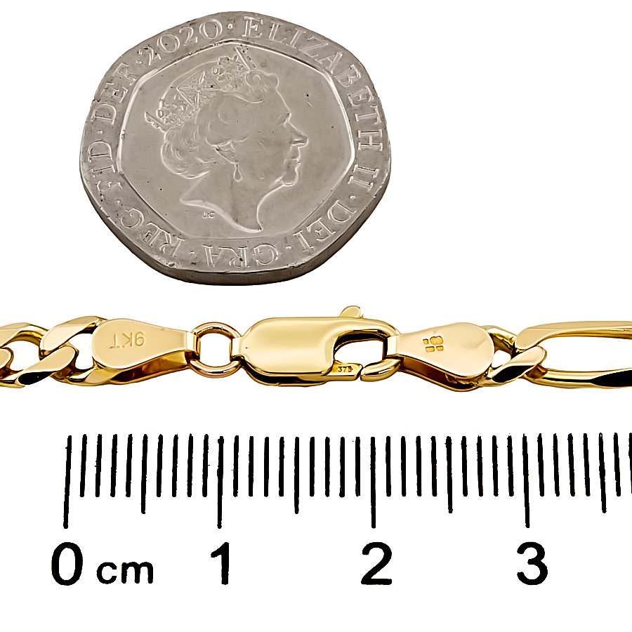 Second hand 9ct Gold 15.1g 18 inch Figaro Chain