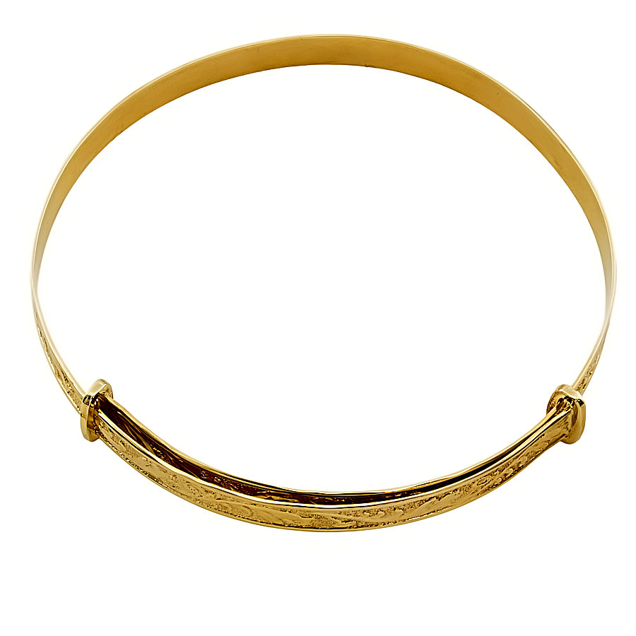 9ct Gold 3.7g Baby Bangle