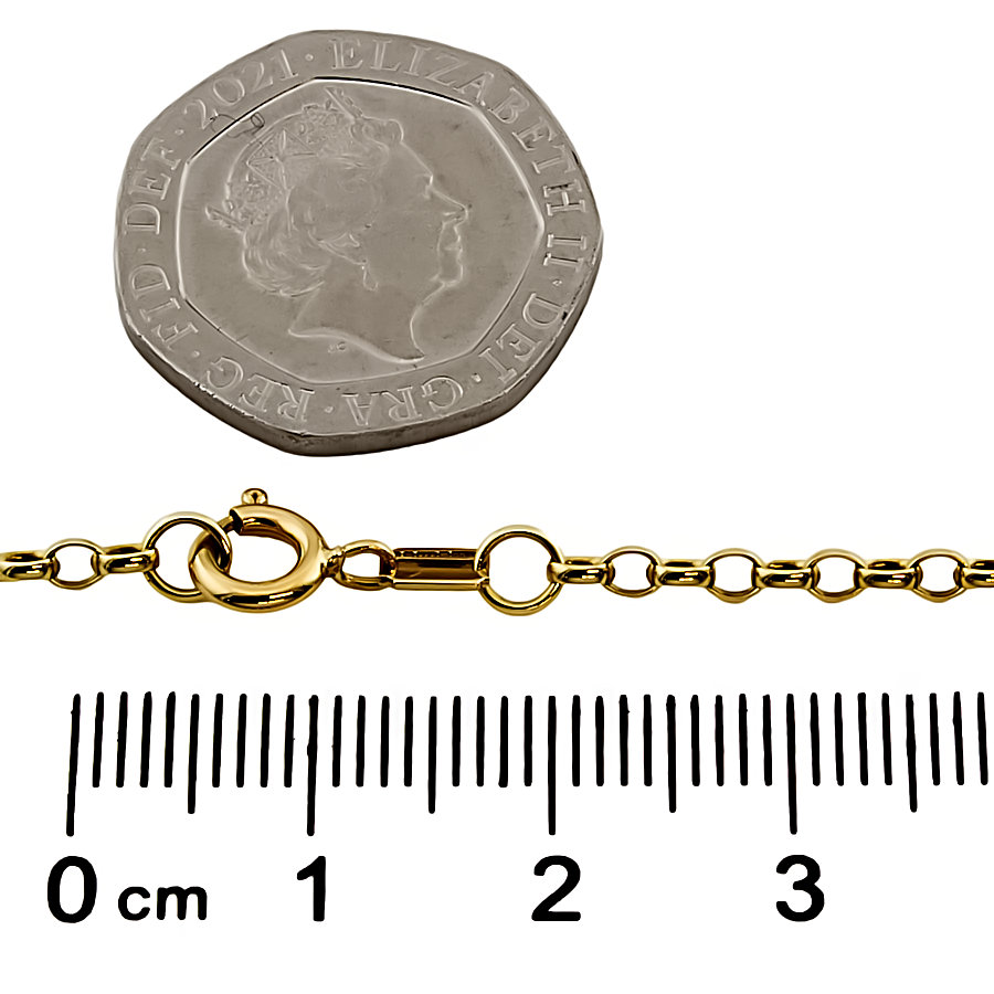 Second hand 9ct Gold 5.8g 23 inch Belcher Chain