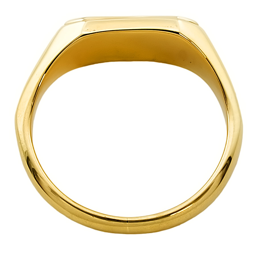 9ct Gold Millenium Hallmark Signet Ring size S½