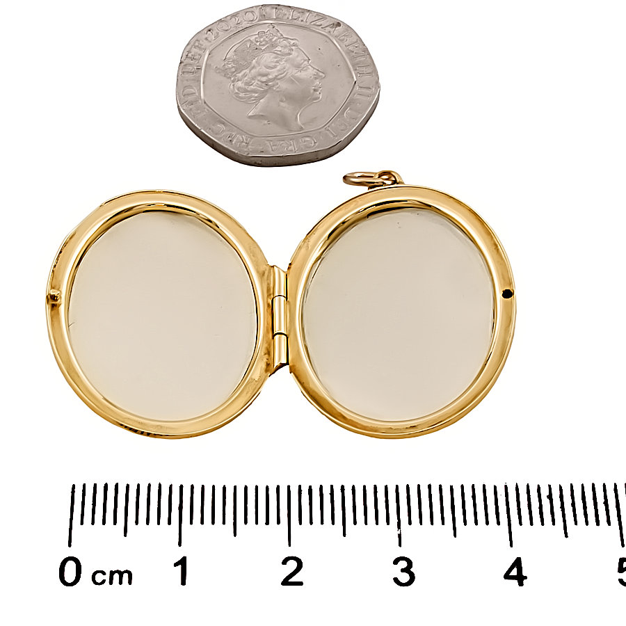 9ct Gold Diamond Locket