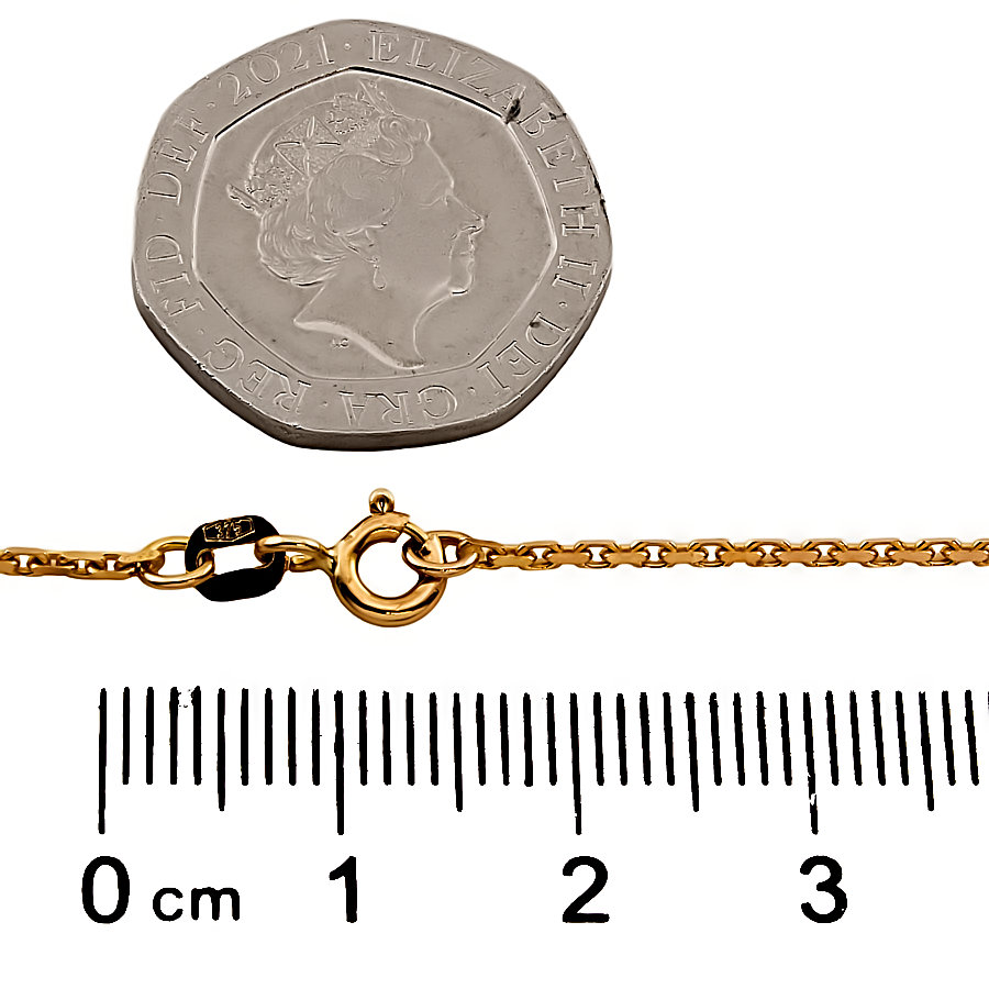 9ct Gold 2.5g 16 inch Trace Chain