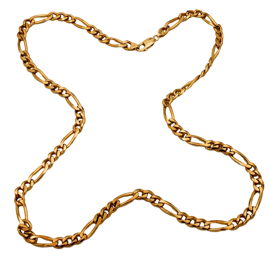 9ct Gold 59.5g 28 inch Figaro Chain