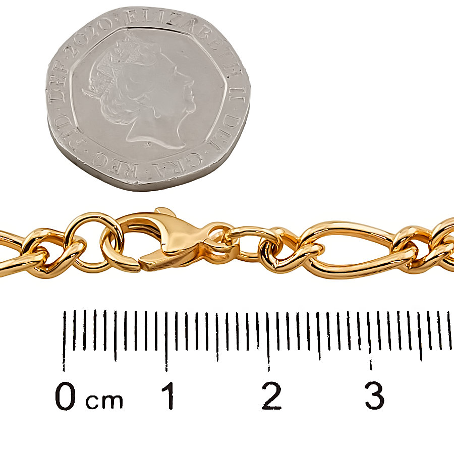 9ct Gold 28.8g 18 inch Figaro Chain